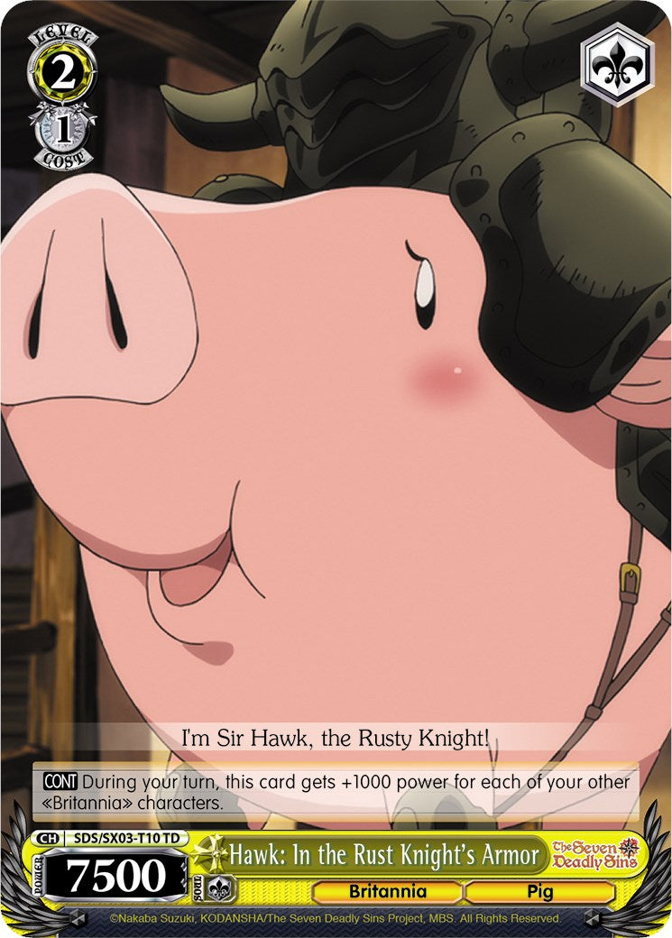 Hawk: In the Rust Knight's Armor (SDS/SX03-T10 TD) [The Seven Deadly S ...